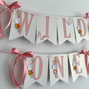 Wildflower First Birthday Party Decorations - Wildflower Daisy ONE ...