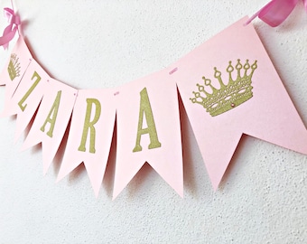 Princess Name Banner | Etsy