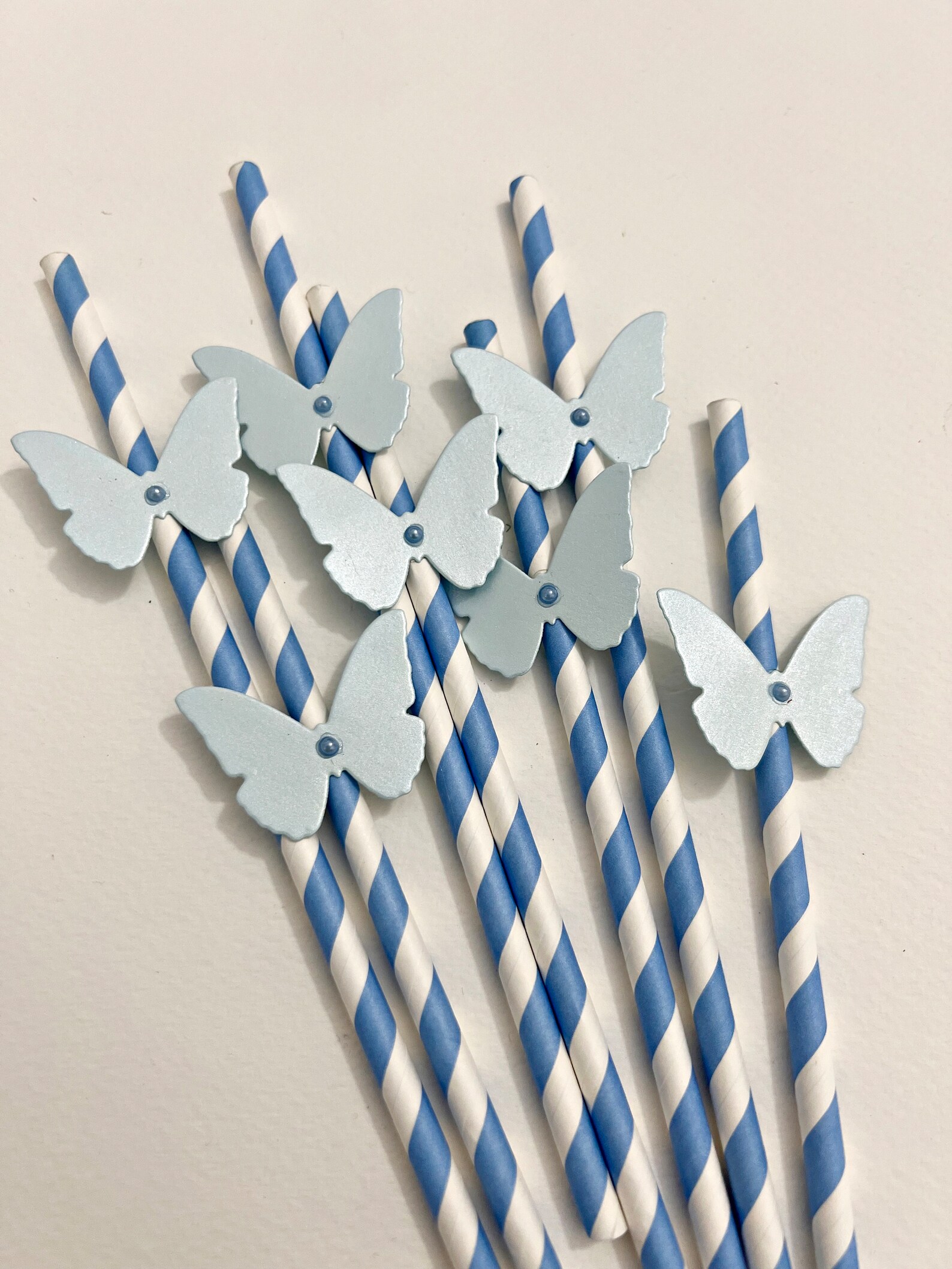 Pastel Butterfly Paper Straws Butterfly Party Decorations. - Etsy