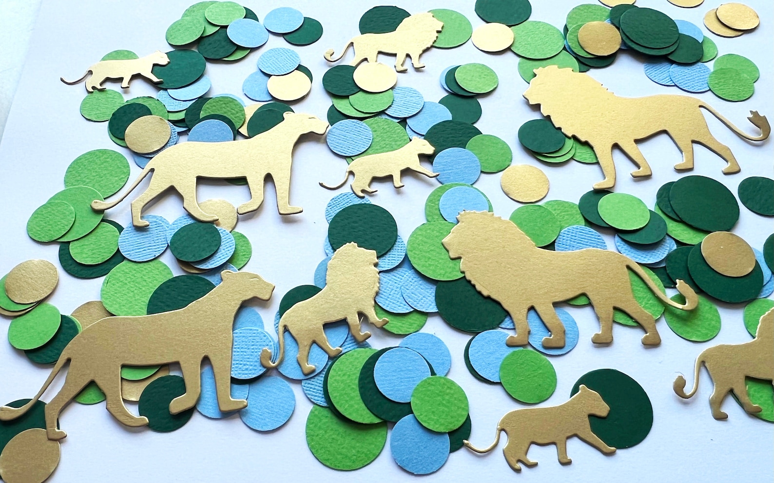 Lion Confetti Lion King Party Decorations. Lion Theme - Etsy