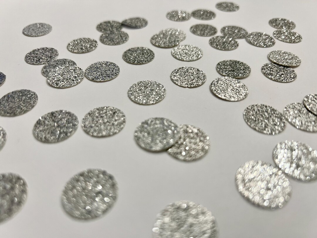 200 Silver Glitter Confetti: Party & Table Decorations - Etsy