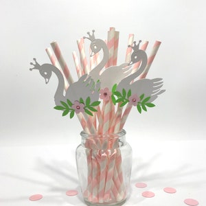 MINI Swan Popcorn Boxes. Swan Lake Birthday Decorations Swan Princess ...