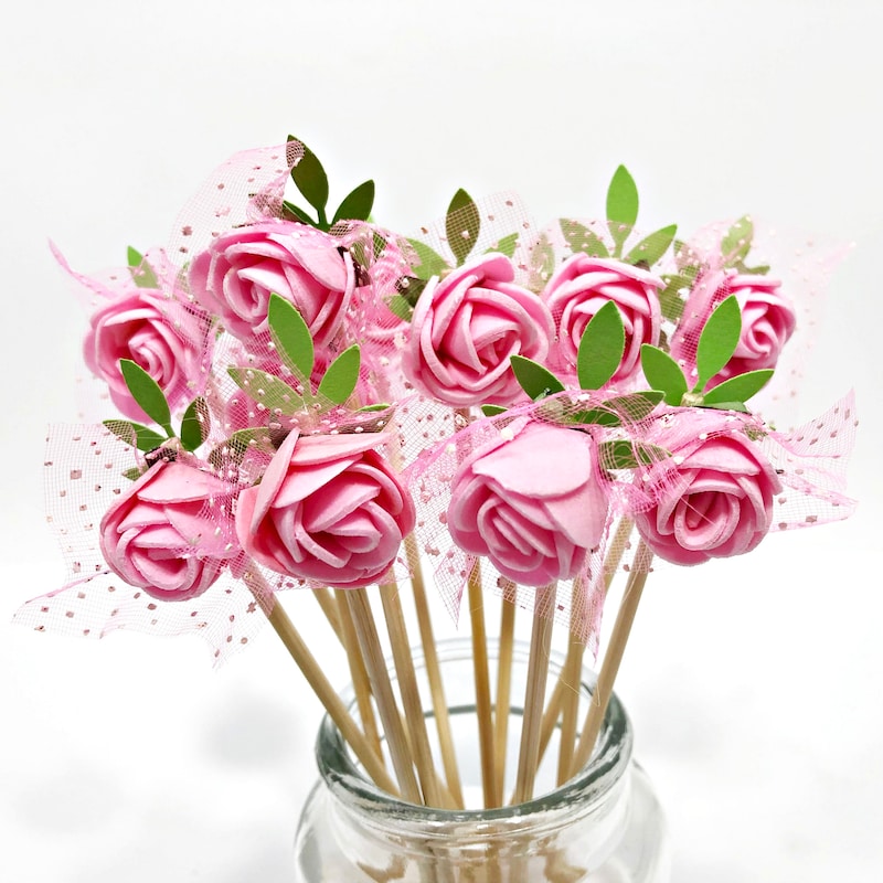 Flower Cupcake Toppers - Etsy