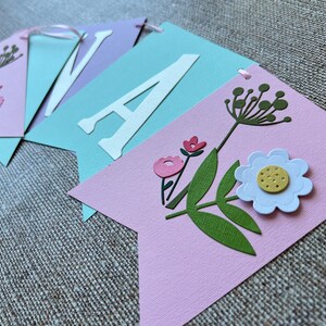 Wildflower Birthday Decorations Flower Happy Birthday Banner Wild ...