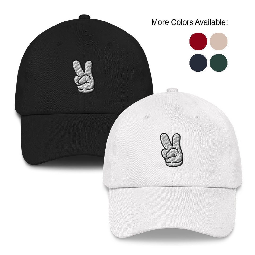 Cartoon Peace Dad Hat - Etsy