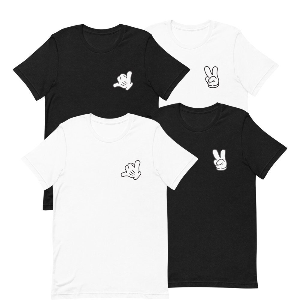 Mickey Shaka Hands Shirt - Etsy Canada