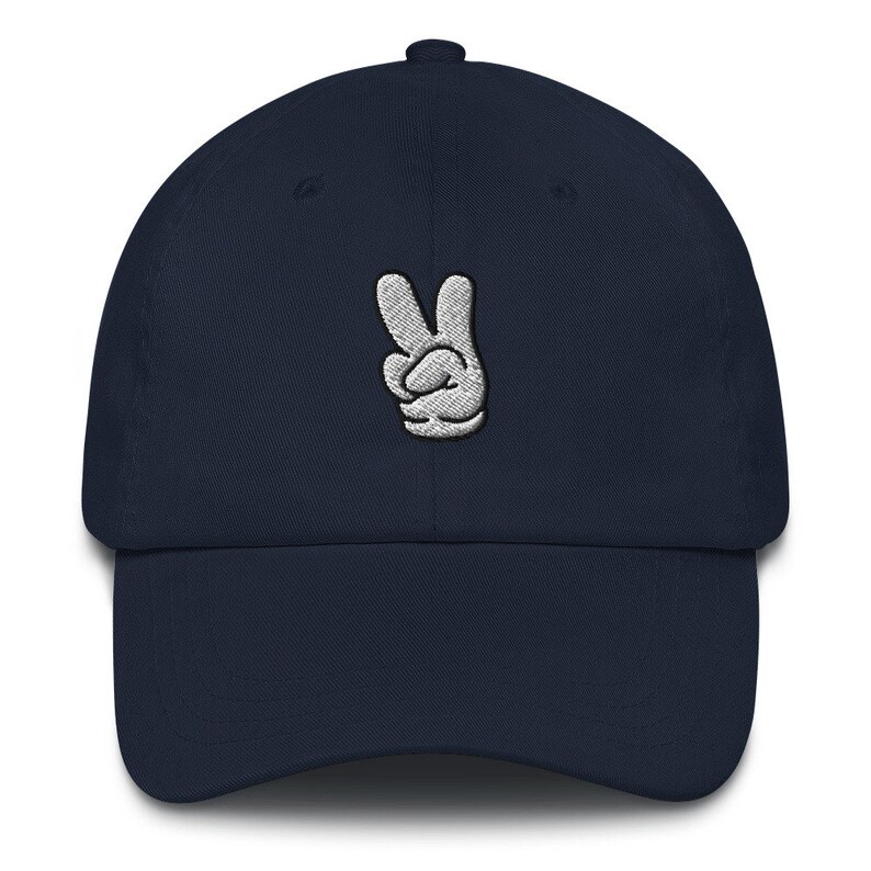 Cartoon Peace Dad Hat - Etsy