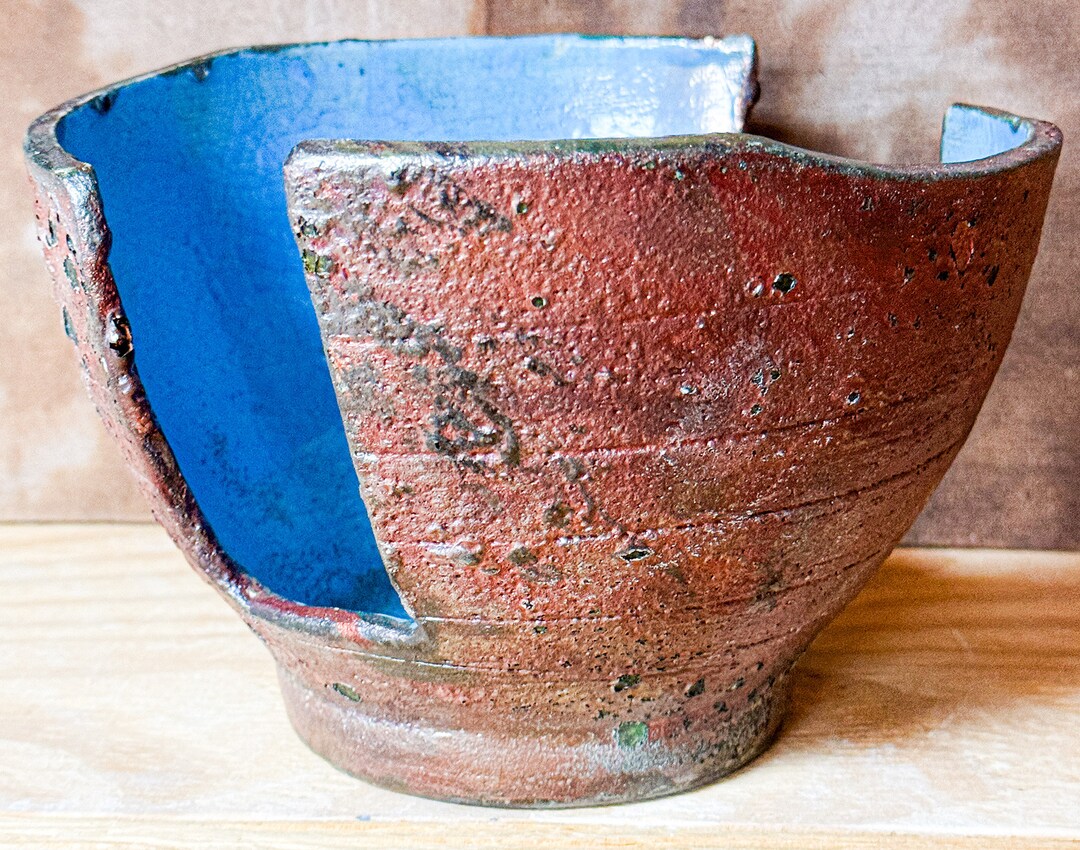 Decorative Ceramic Vessel, Home Decor, Textured Vessel, Designed Vessel ...