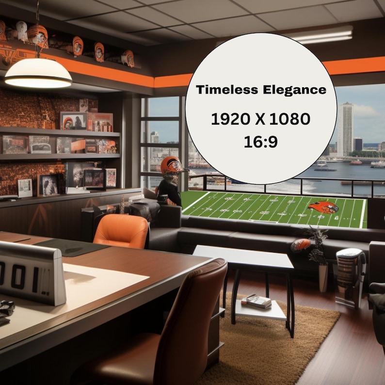 Cleveland Home Office Virtual Background Zoom Virtual Background ...