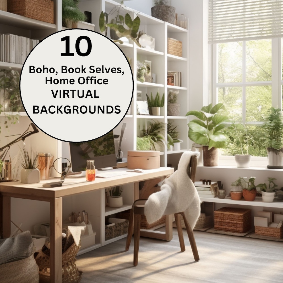 Zoom Background | Home Office Zoom Background | Zoom Background Home ...