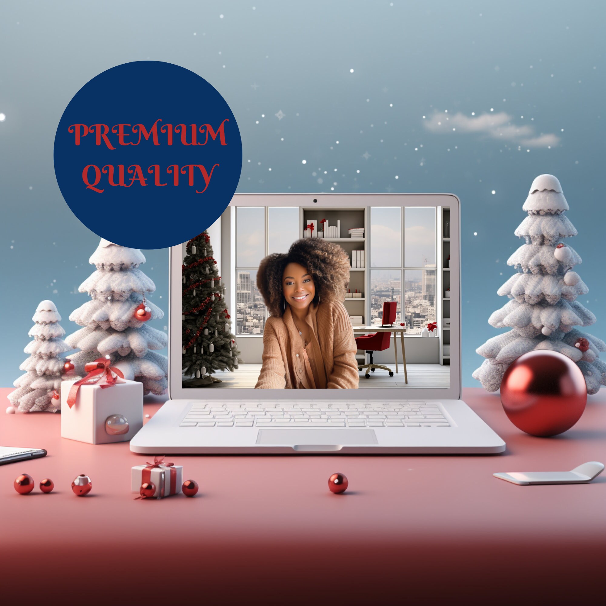 Zoom Background Christmas Background Zoom Background Home - Etsy