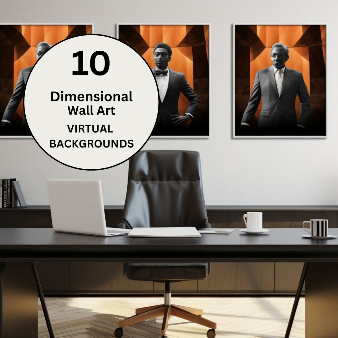 Dimensional Zoom Background Zoom Background Office Zoom Home Office ...