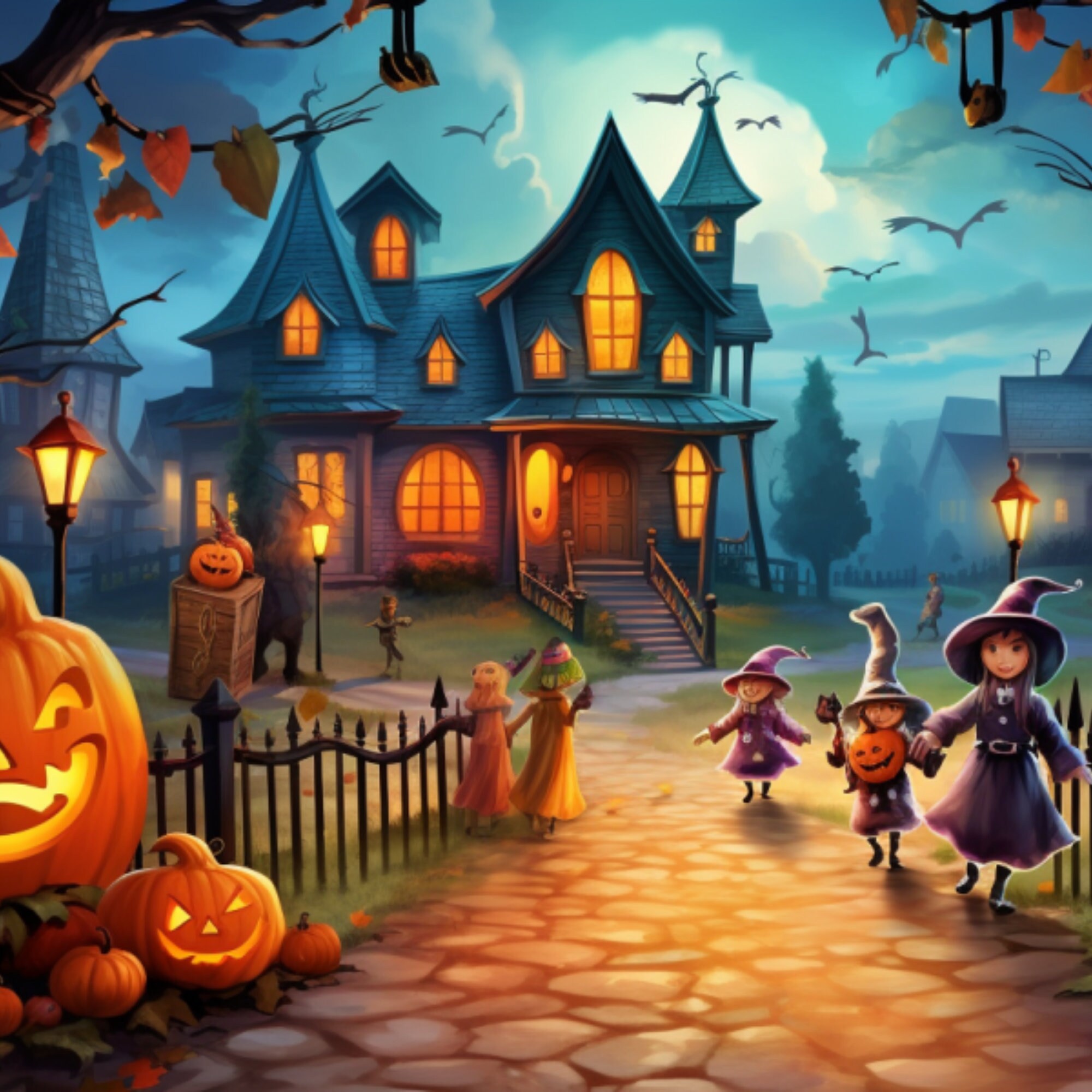10 Halloween Zoom Backgrounds Zoom Background Halloween Zoom - Etsy