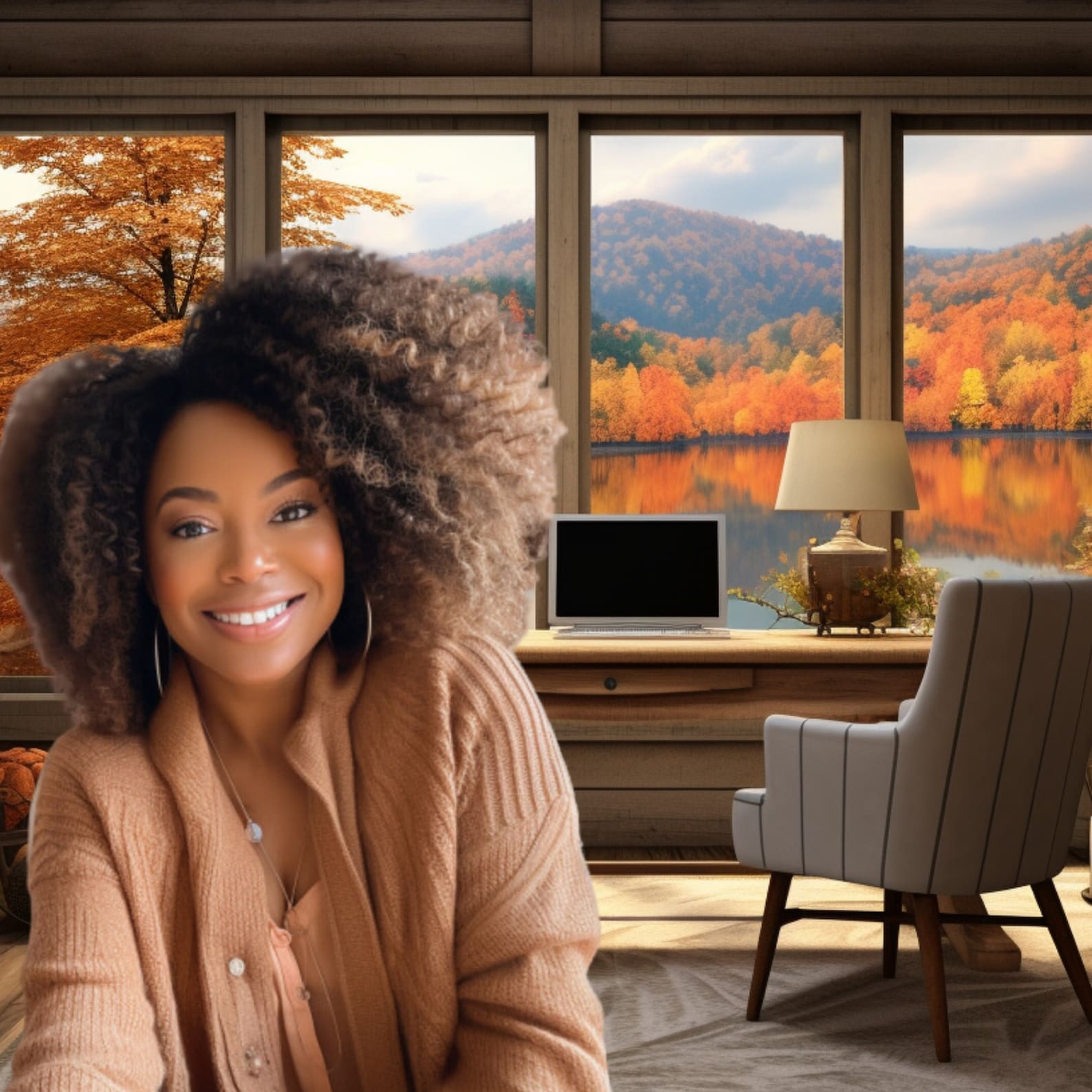 Fall Zoom Background | Zoom Background Office | Zoom Background Home ...