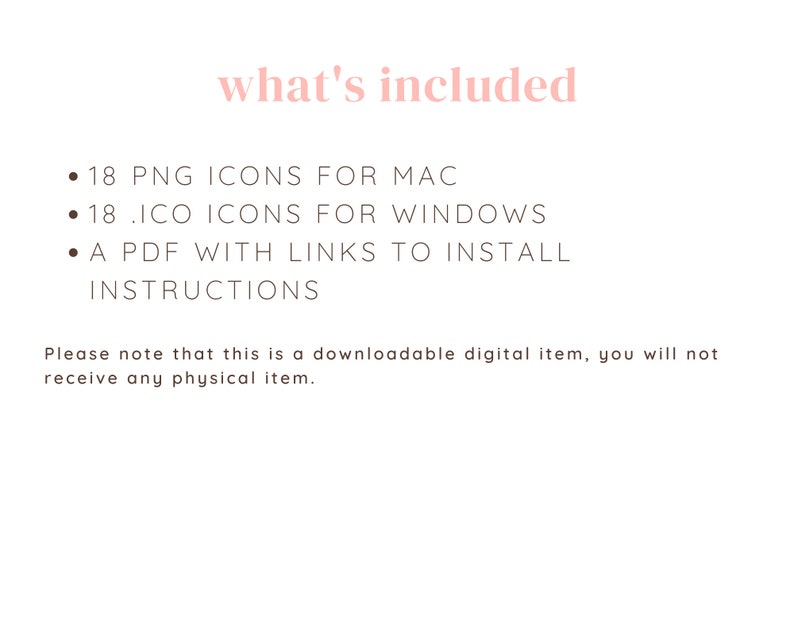 Cafe Cutie Icon Pack for Mac and Windows Aesthetic Icons Mac Folder ...