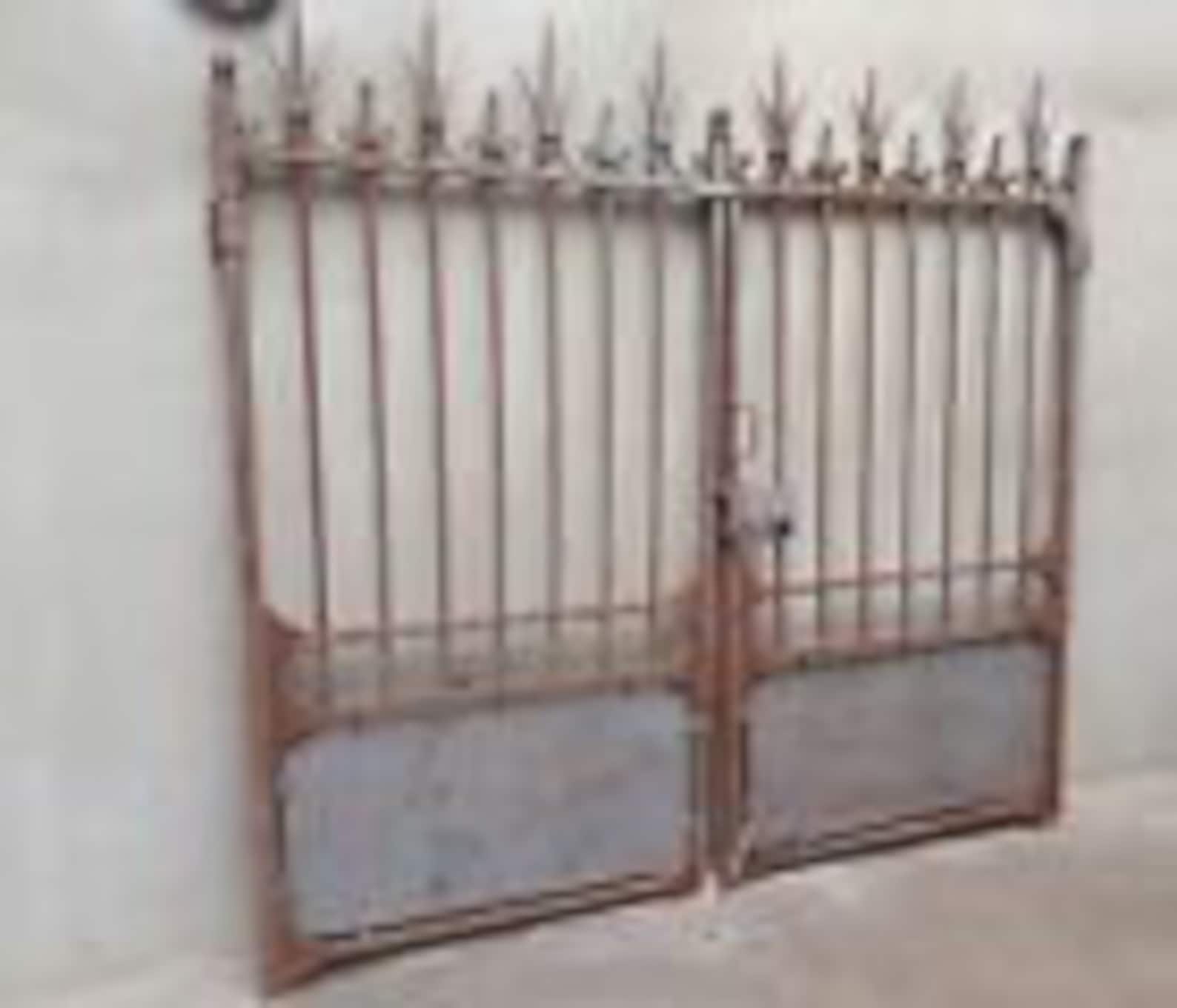 Iron Gate, Original Antique, Partially Restored - Etsy