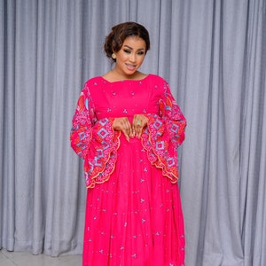 LAFAYA Abaya,kaftan,caftan,boubou, African Boubou,bazin Dress,bazin ...