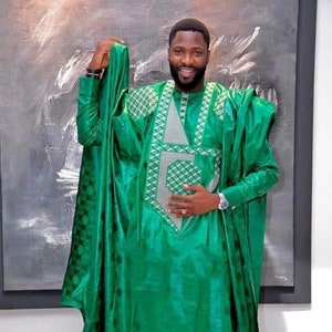 Men Traditional 3 Pieces Boubou, Men African Dress,african Wear ...