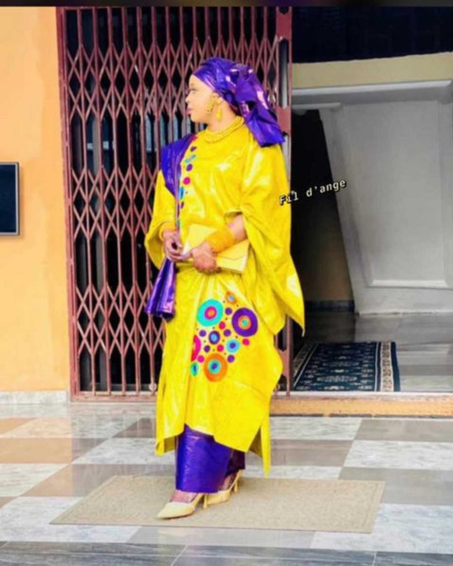 Premium Getzner Magnum Gold African Dress/african - Etsy