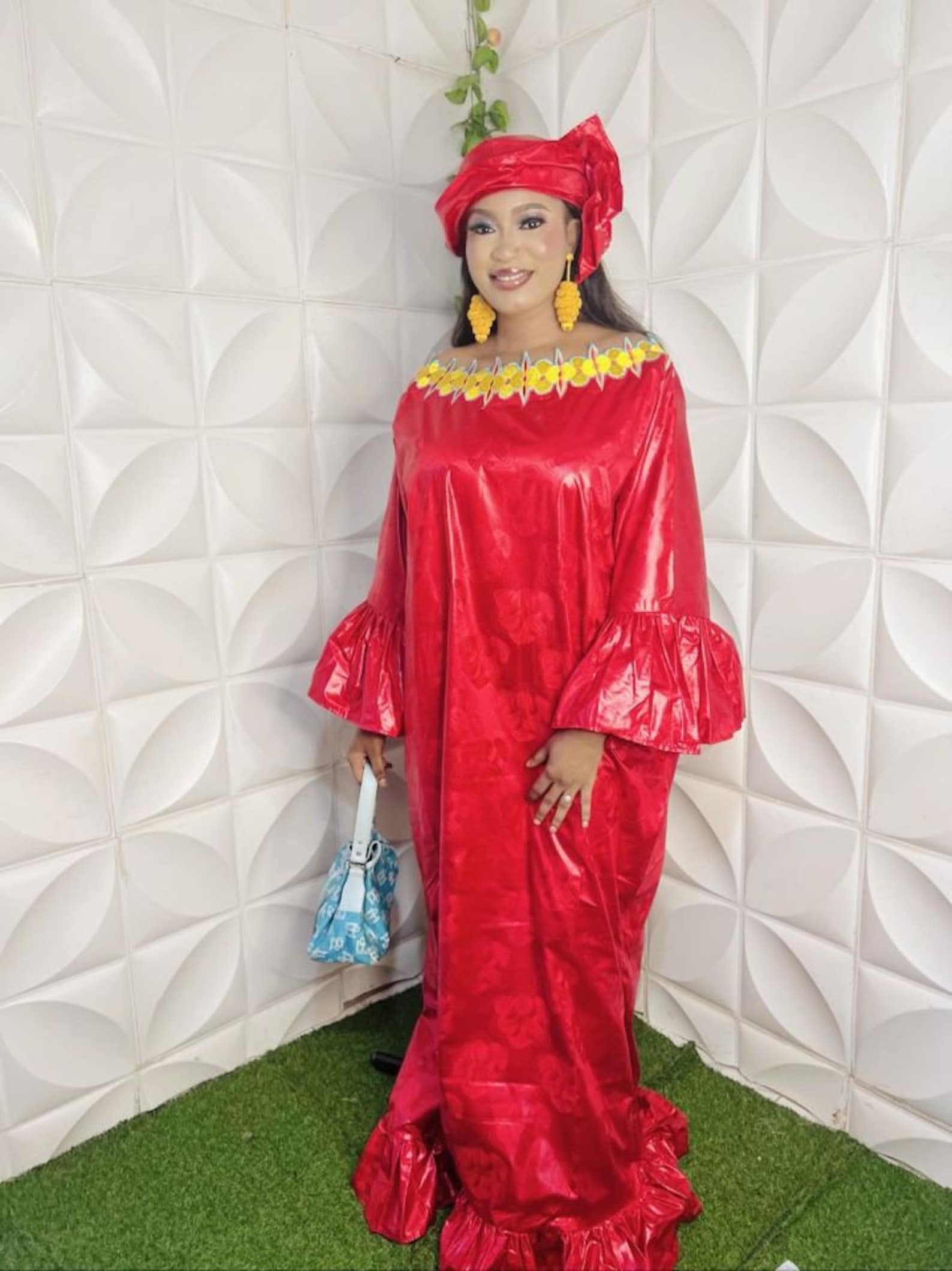 Premium Getzner magnum gold Robe africaine / Vêtements - Etsy France