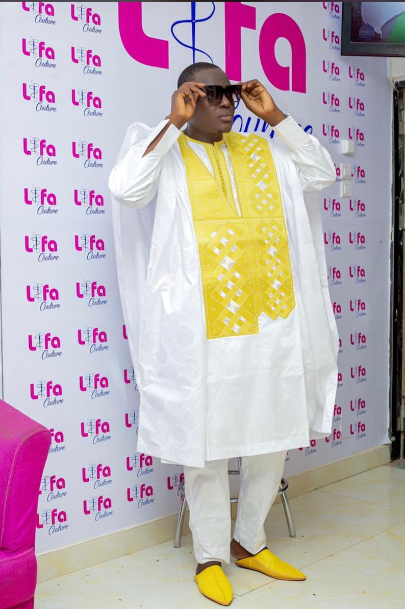 Men Traditional 3 Pieces Boubou Men African Dressafrican - Etsy