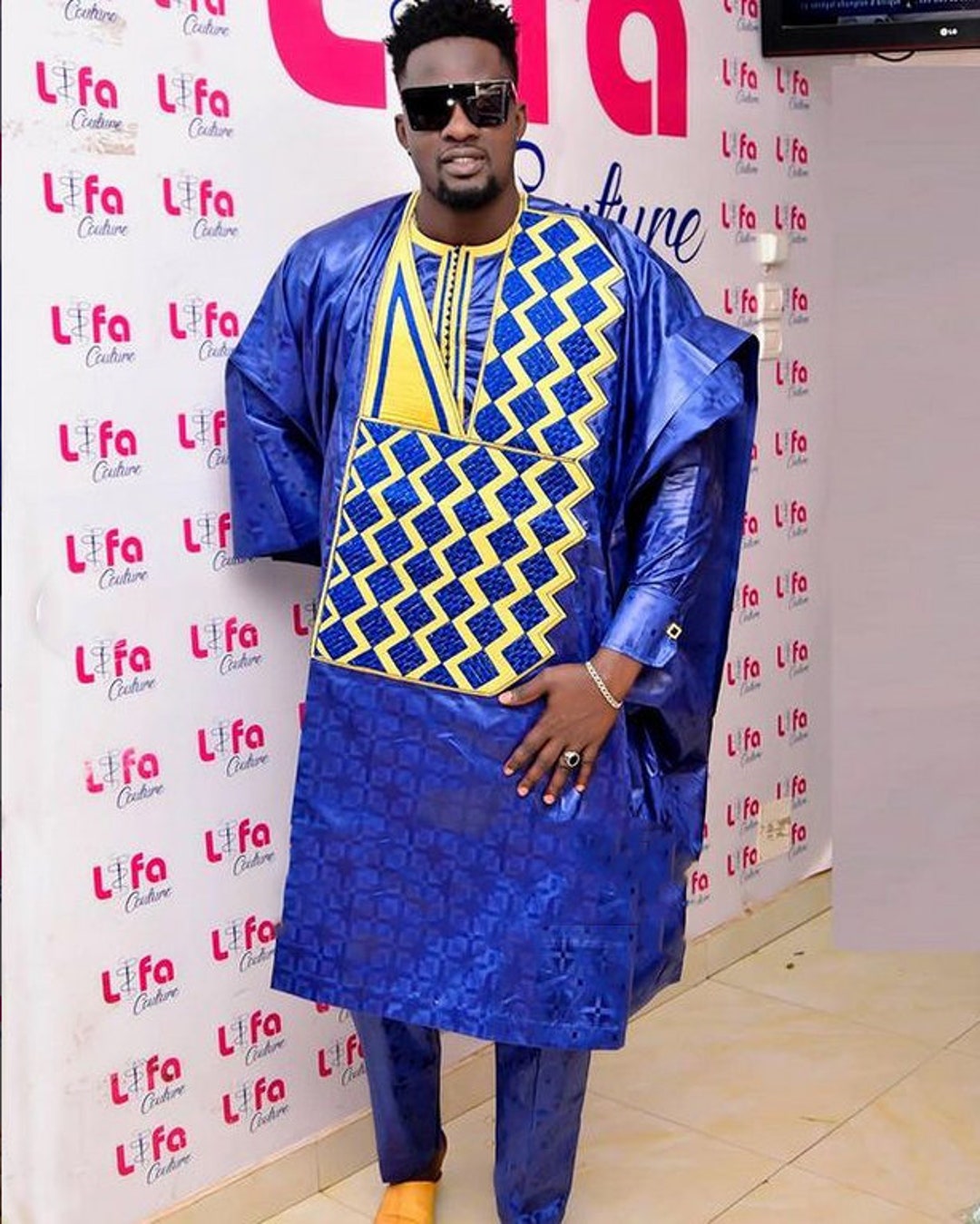 Men Traditional 3 Pieces Boubou, Men African Dress,african Wear ...