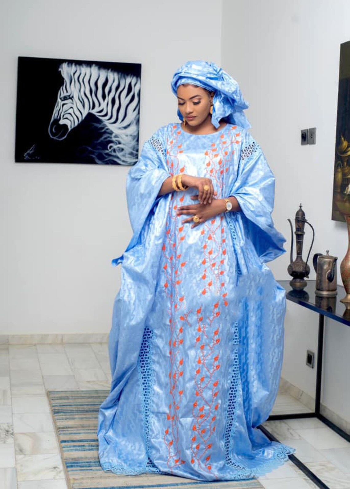 Premium Getzner Magnum Gold African Dress/african - Etsy