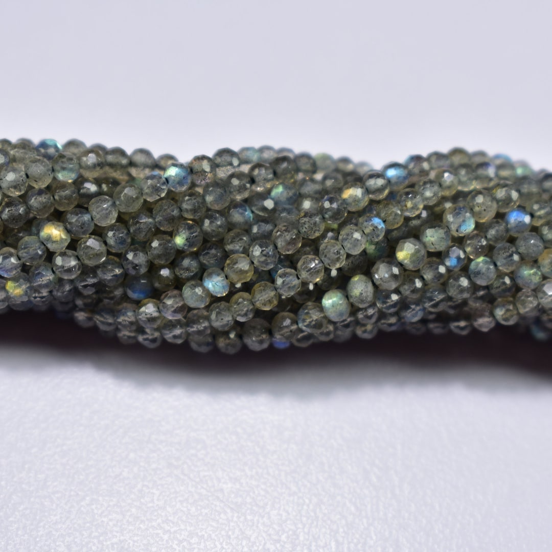 AAA Labradorite Faceted Round Beads, 3mm Labradorite Faceted, Natural ...
