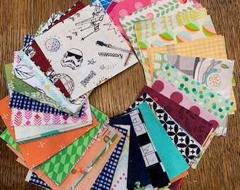 Curated Scrappy Quilting Charm Pack - Etsy
