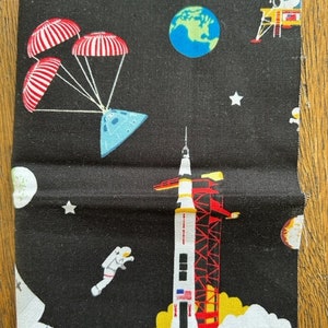 Curated Space-themed Fabric and Scrap Bundle - Etsy