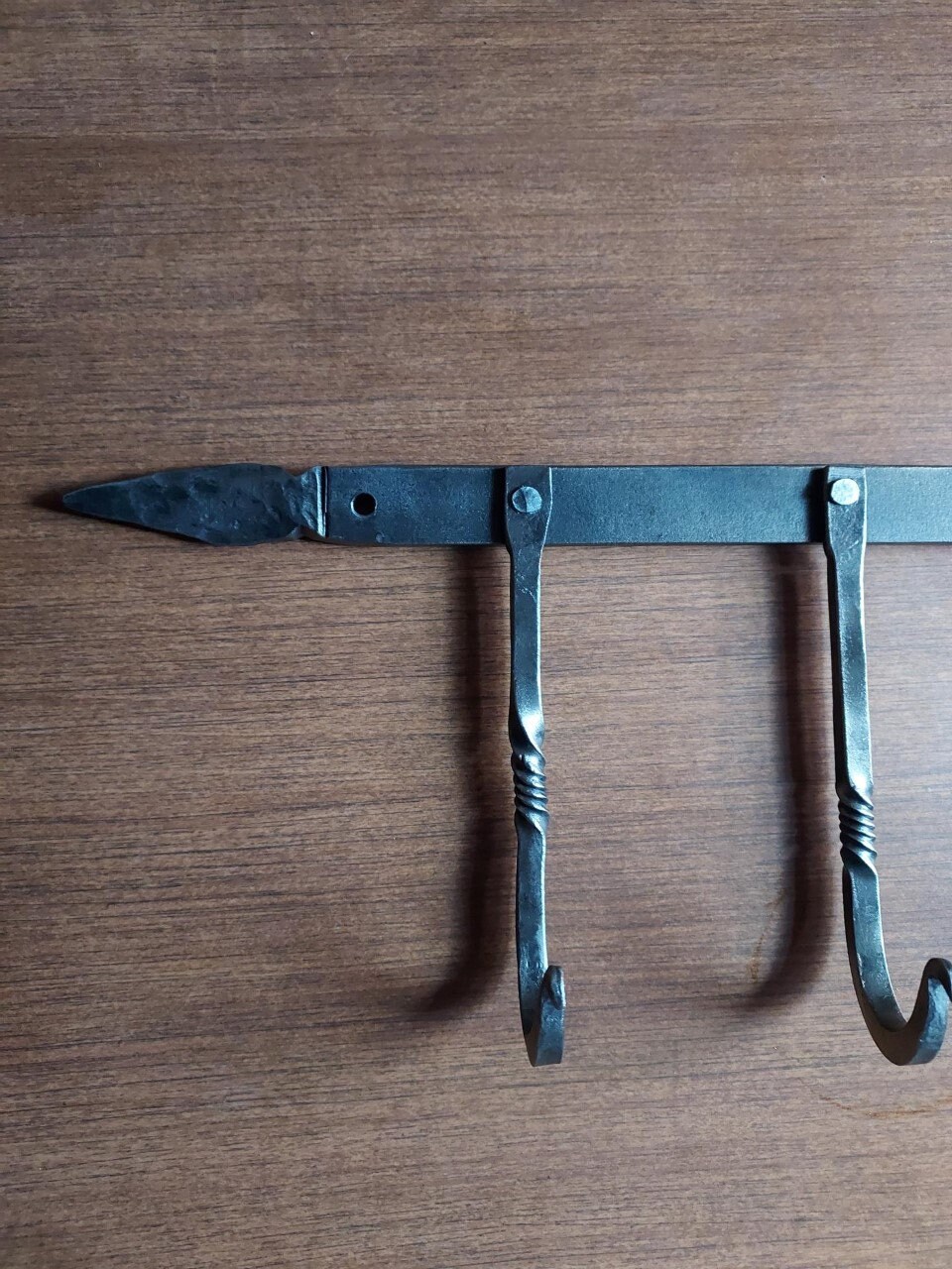 Hand Forged Coat Rack - Etsy