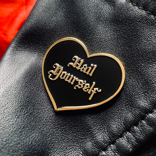 Hail Yourself Art Print Pastel Goth Pin Up Creepy Cute | Etsy UK