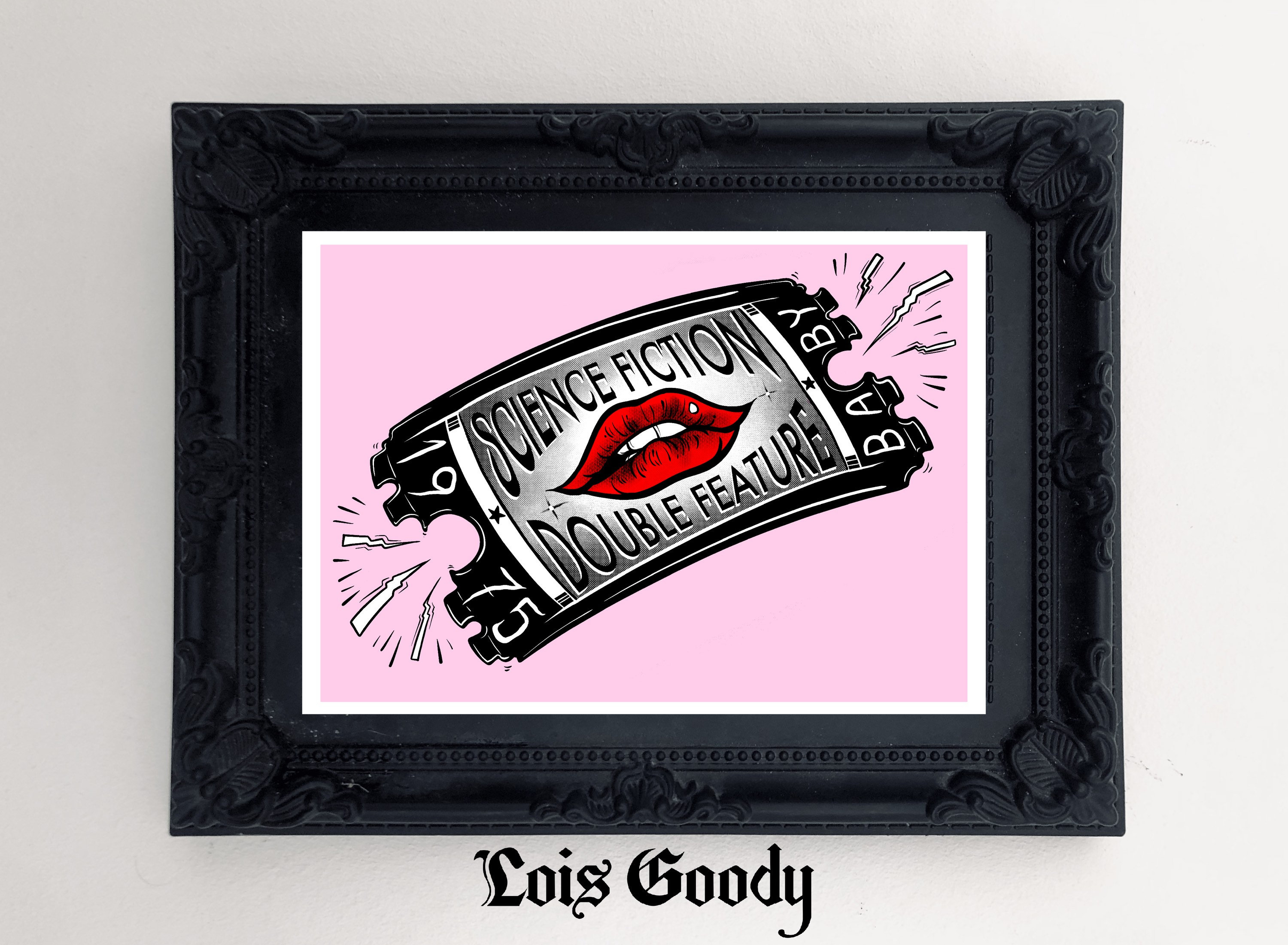 Science Fiction Double Feature Fine Art Print Rocky Horror - Etsy UK