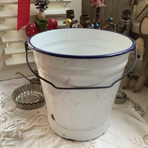 Enamel Bucket - Etsy
