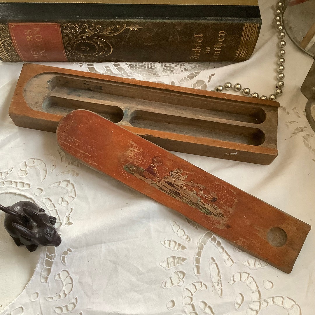 Antique Wooden Stylus Box - Etsy