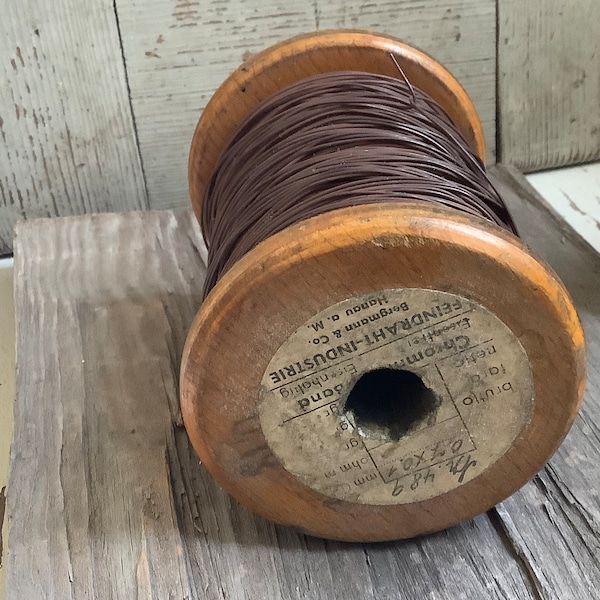 Old Wooden Spool - Etsy