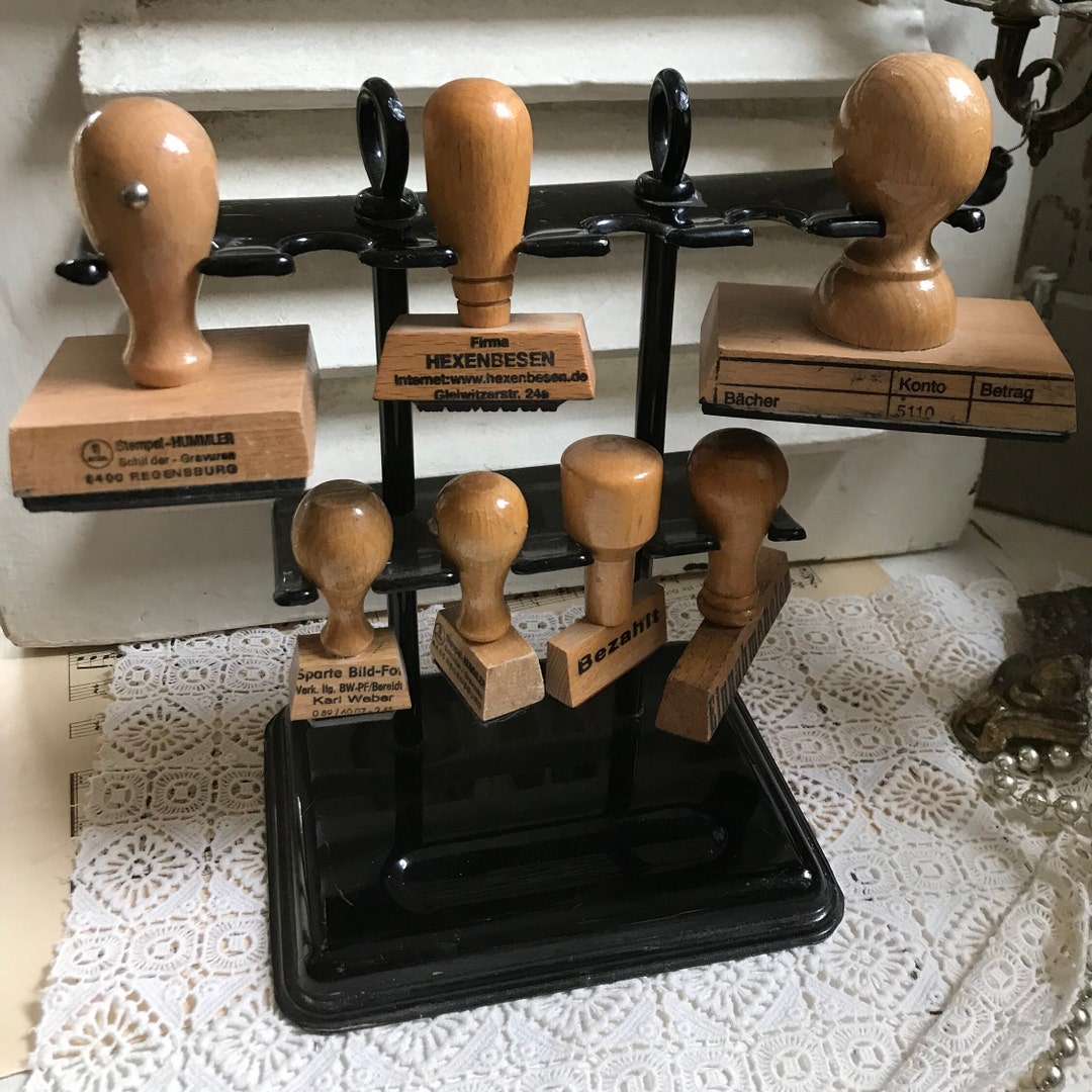 Bauhaus Double Stamp Holder Signed - Etsy
