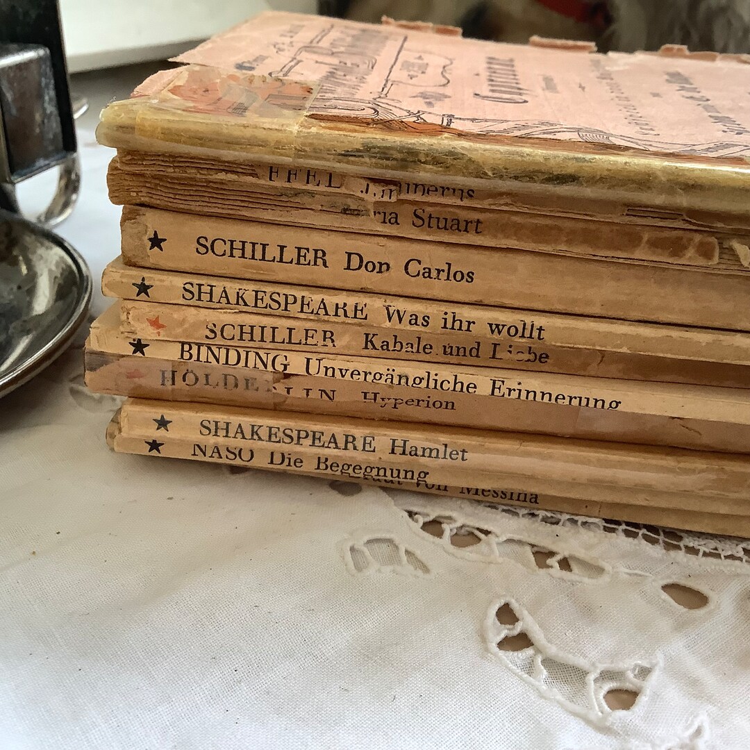 Decorative Stack of Mini Booklets Reclam Booklets - Etsy