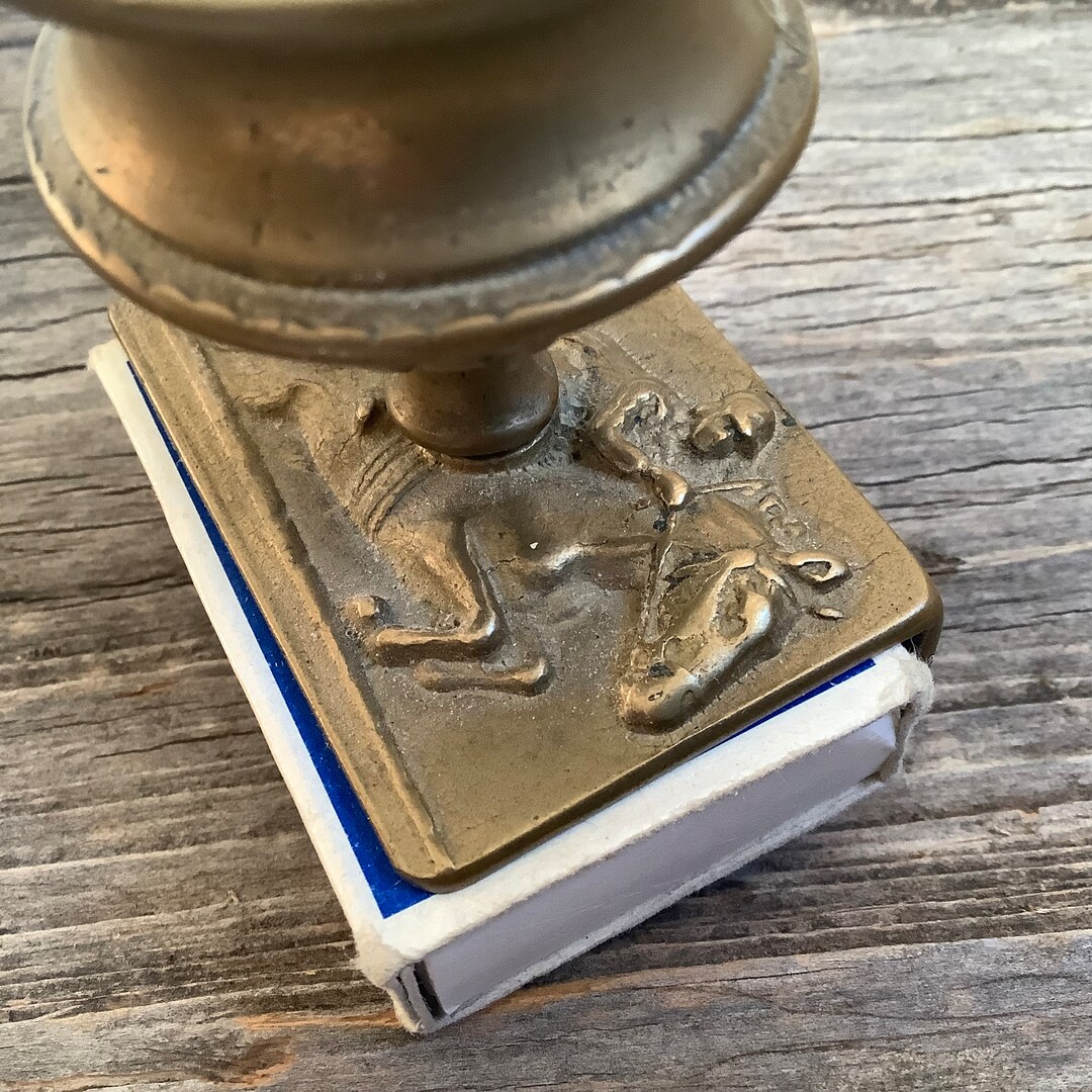 Horse Stable Candlestick, for Horse Lovers Candlestick With Matchbox ...