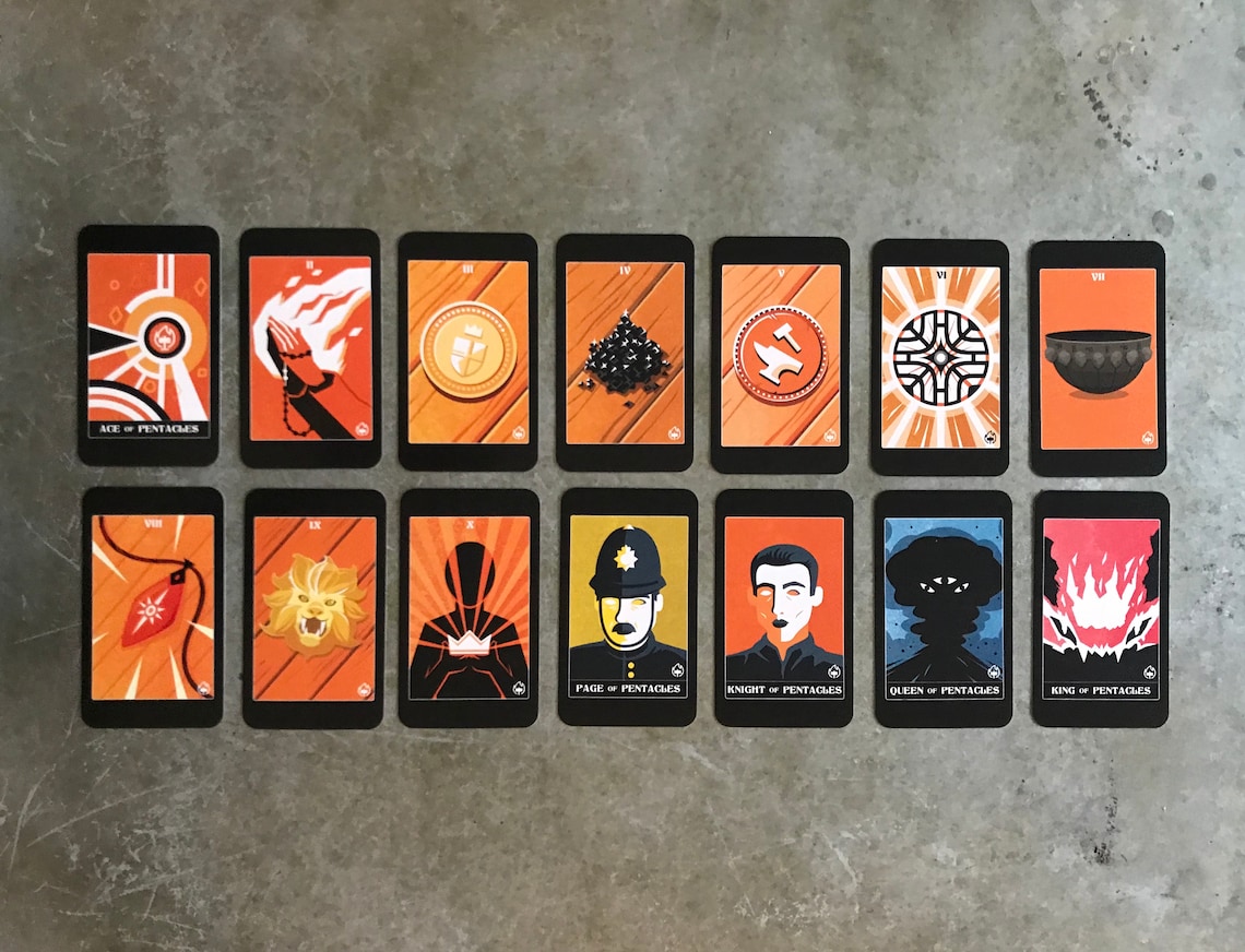 Tarot of the Hours: a 78-Card Tarocchi Deck | Etsy