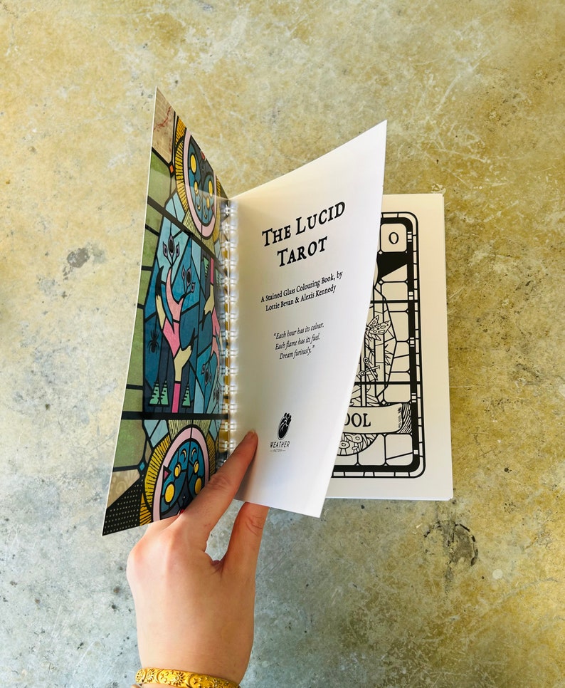 The Lucid Tarot Colouring Book (coloring Book) - Etsy