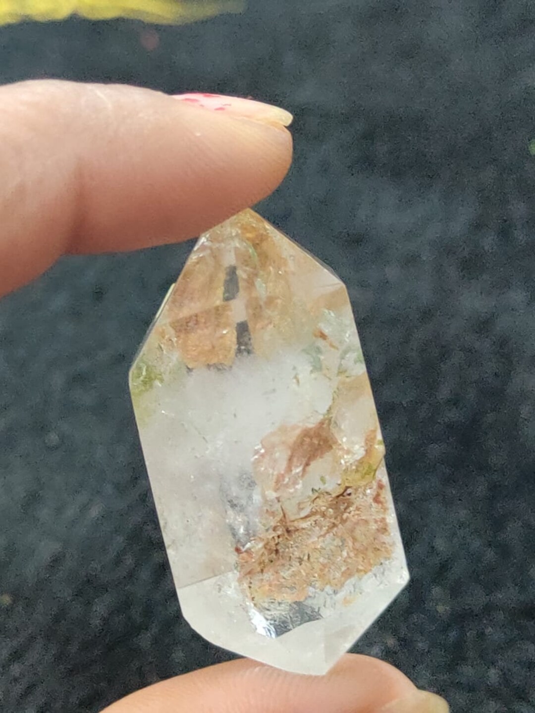 Double Terminated Beta Quartz Point: Phantom Crystal Healing Stone ...