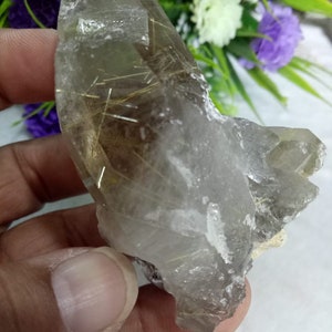 Golden Rutile Natural Crystal Rough Stone Raw Crystal Point - Etsy