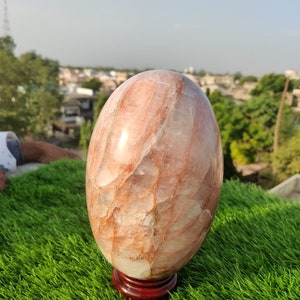 10.7 LB Extremely Rare Red Lithium Quartz Stone Lingam for Deep ...