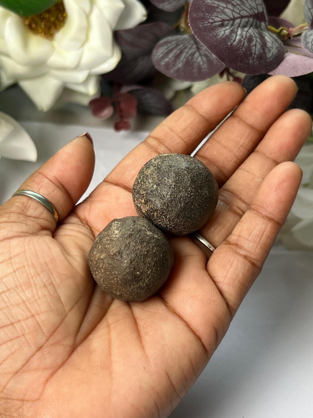 MOQUI MARBLE Stone 'male/female' Pair Shaman Stone 49 Gram for Balance ...