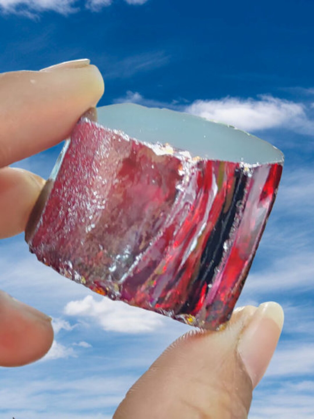 Very Rare King Solomon Diamond Light Bi Color Andara Crystal - Etsy