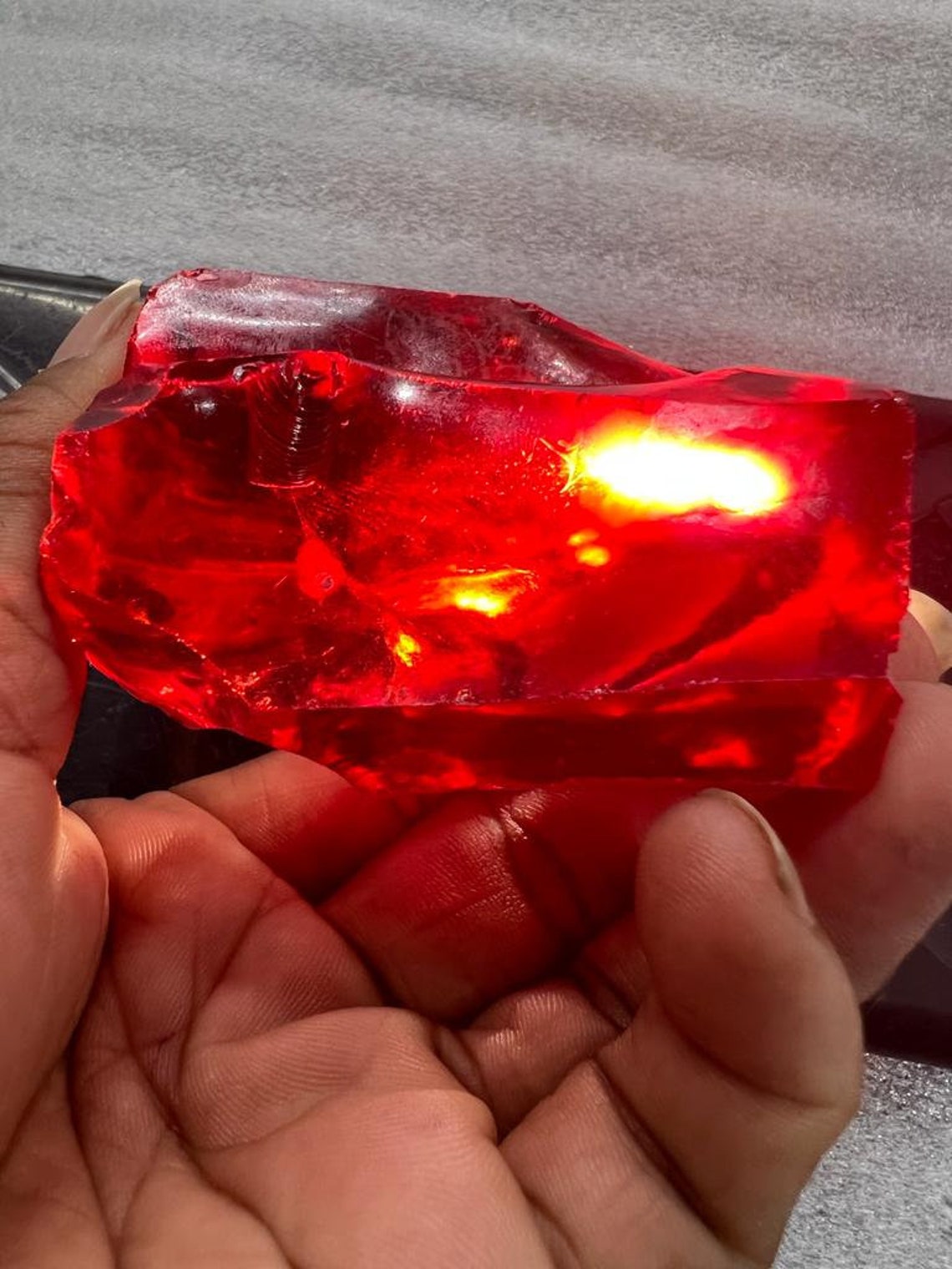 Very Rare King Solomon Diamond Light Bi Color Andara Crystal - Etsy