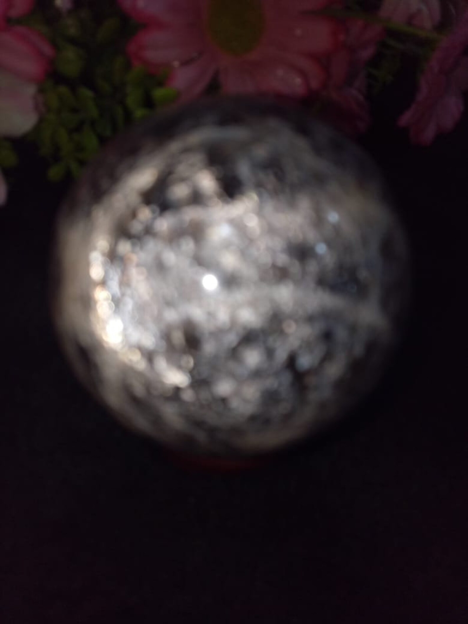 Black Moonstone Sphere Enhances Creativity Connects To The | Etsy