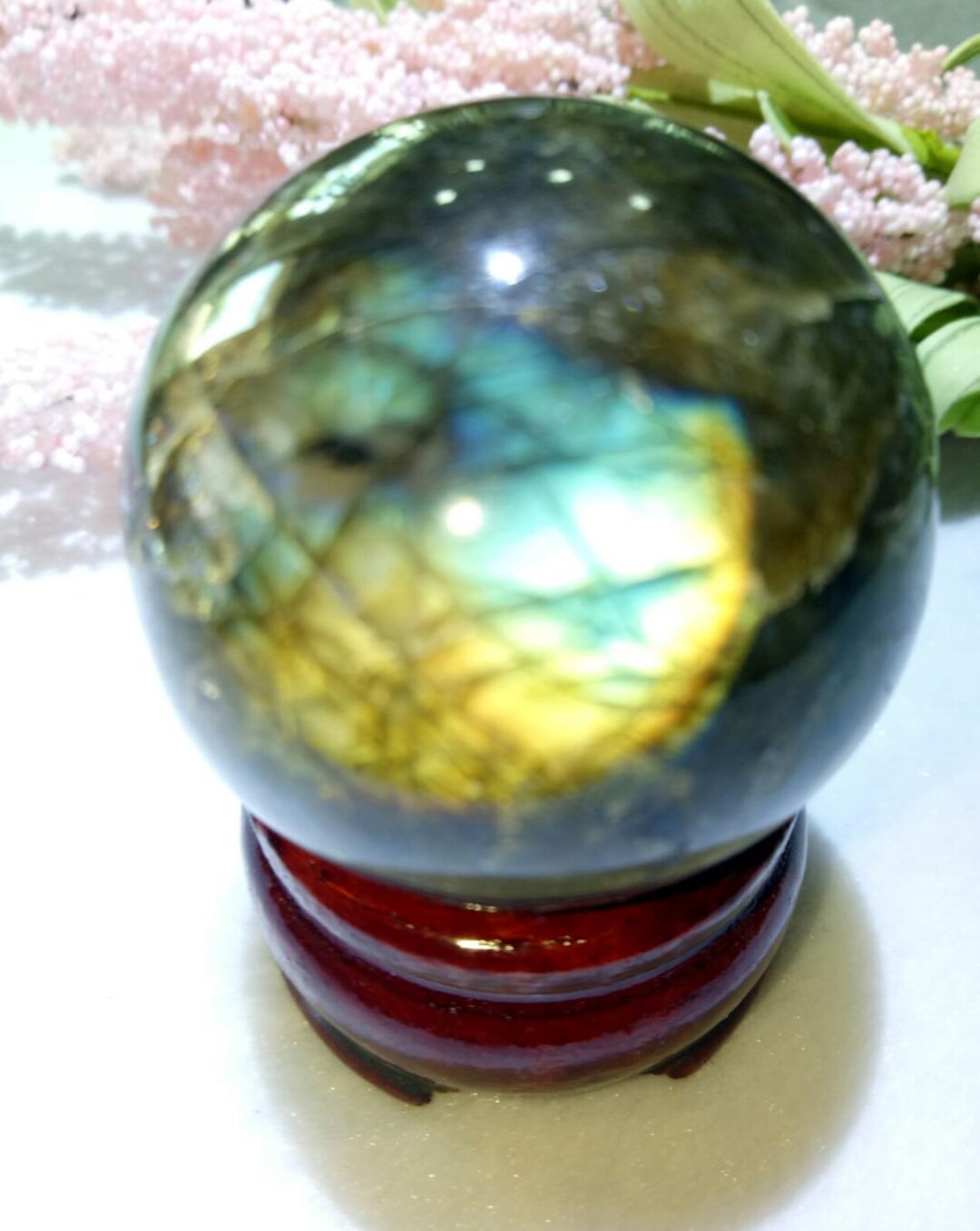 Labradorite Stone Sphere Ball Orb 40 MM-100 Garm to 150 Garm Want to ...