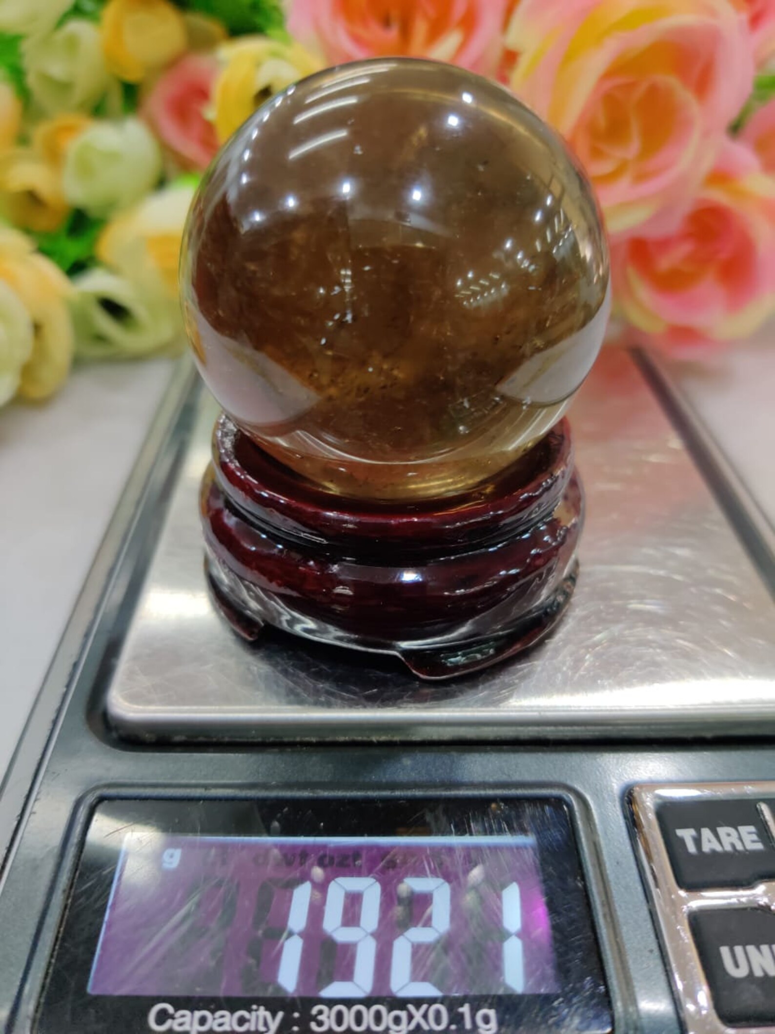 Himalayan Smoky Quartz Stone Sphere for Healing Crystals | Etsy